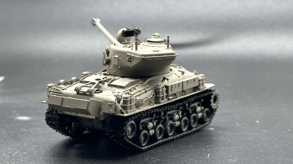Homemade 1/72 WWII U.S. Army Super Sherman Tank Painted Finished Model ...