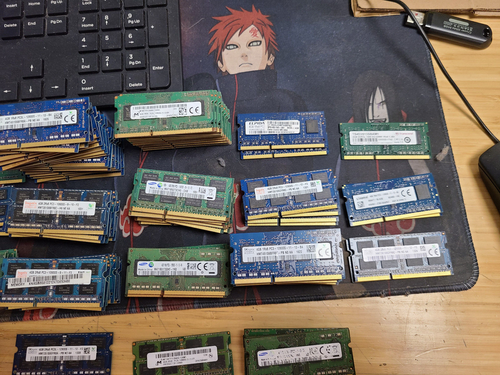 Lot of 50 4GB DDR3 PC3L 12800S Laptop RAM Sticks Memory Modules ...
