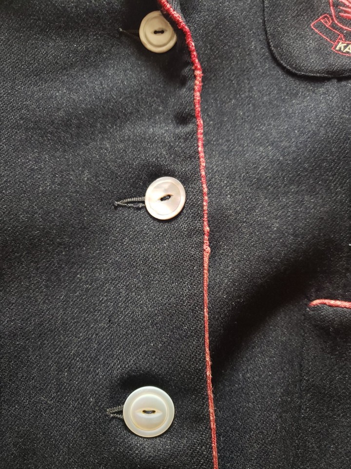 VINTAGE SORORITY BLAZER ALPHA SIGMA ALPHA 1960'S ROBERT ROLLINS WOMENS ...