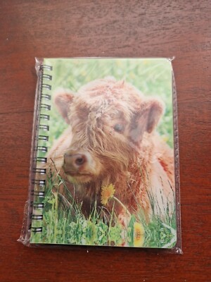 Highland Cow notebook Highland Cows Highland Calf Notebooks A6 Notepad ...