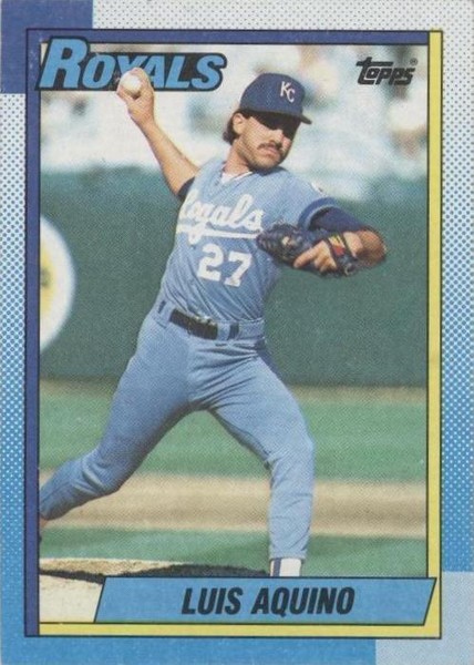 1990 Topps - #707 Luis Aquino, Luis Aquino for sale online | eBay
