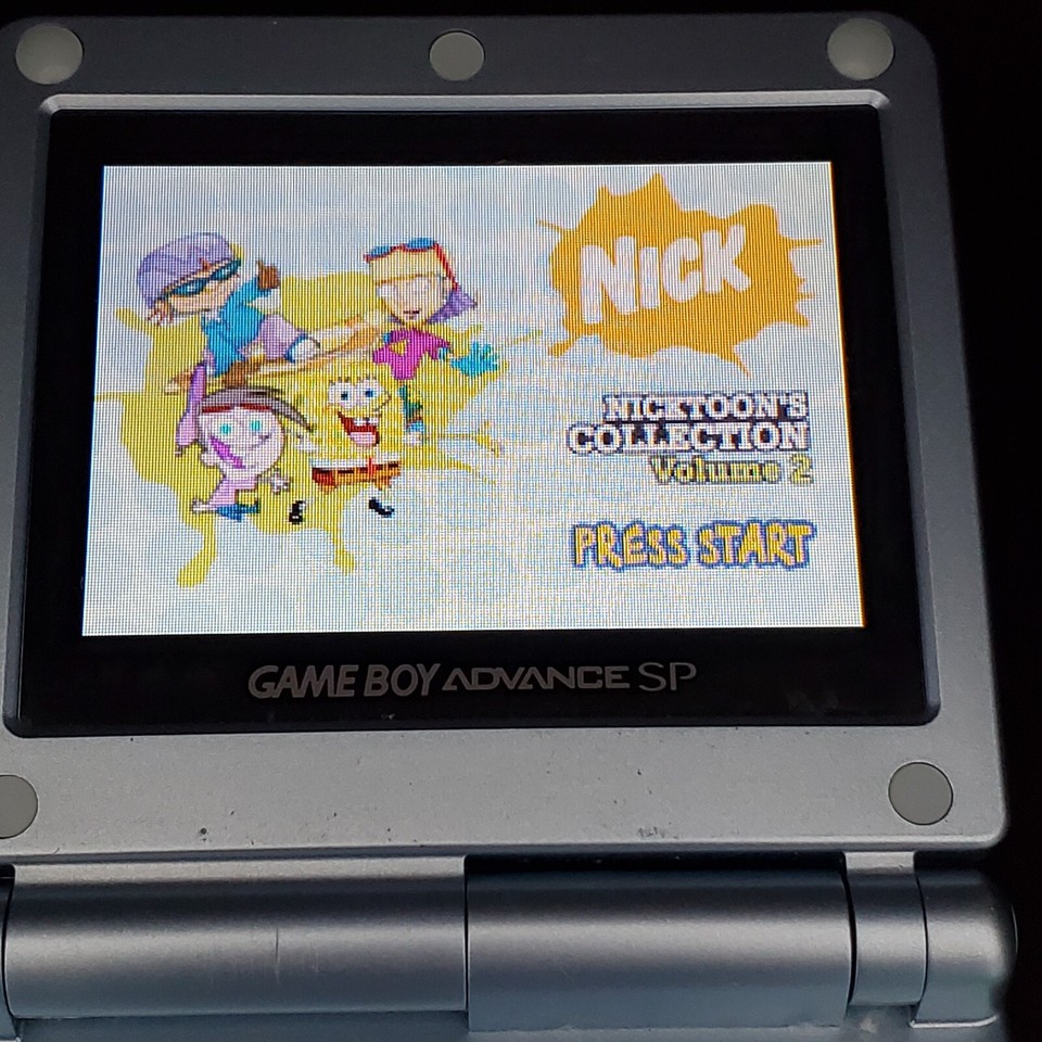 Nicktoons Collection Vol 1, 2 Nintendo GBA Video Cartridges, Clean ...