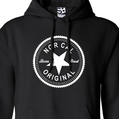 Nor Cal Original Inverse HOODIE - Hooded Born Bred in NorCal NoCal ...