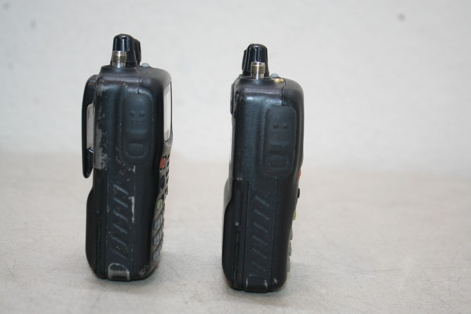 Yaesu VX-5R Ham Radio Tri-Band FM Handheld Transceiver Powers On ...