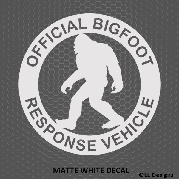 Official Bigfoot Search Vehicle Sticker Vinyl Decal Amazon.com
