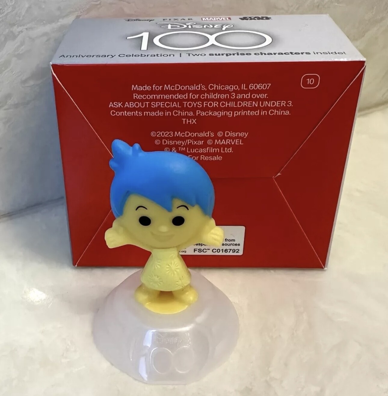 NEW Disney 100 McDonalds 2023 Happy Meal Toys & boxes YOU PICK Joy ...