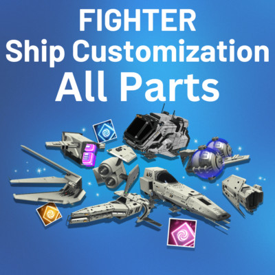 No Mans Sky Fighter Ship Customization Bundle - All Parts PC, XBOX,PS4 ...