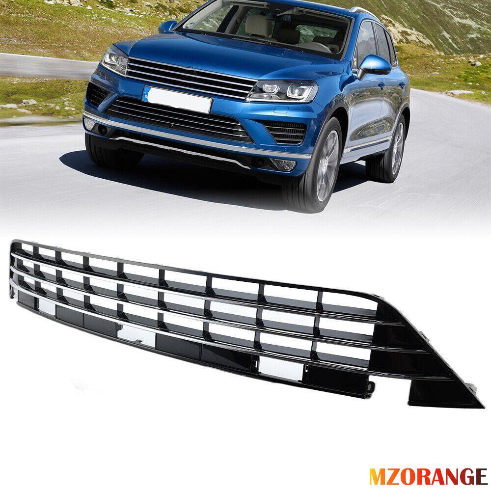 Für VW Touareg 2014-2018 Kühlergrill Frontgrills Glänz Schwarz ...