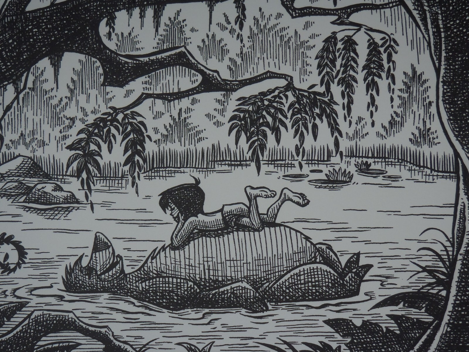 The Jungle Book Eric Tan art print poster Lazy River Disney Official | eBay