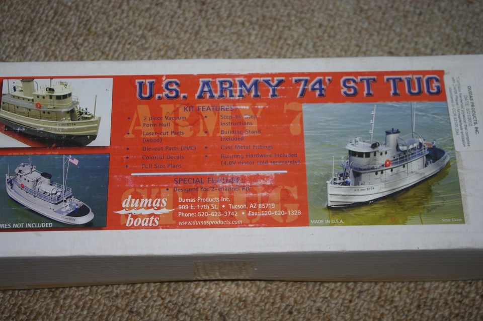 DUMAS U.S. ARMY 74' ST TUG | eBay UK