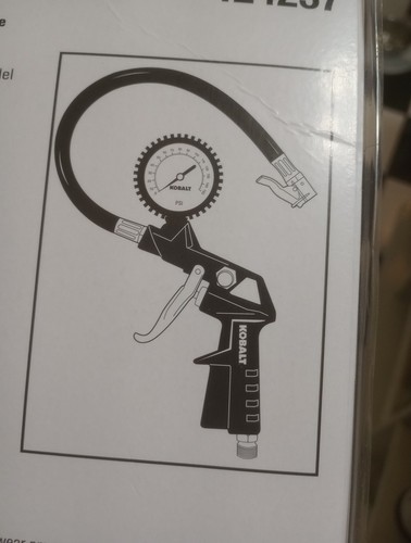 Kobalt Air Compressor Inflator Gun/Gauge - Up To 150 PSI - NIP-FREE ...