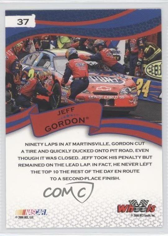 2006 Wheels American Thunder Dream Team Jeff Gordon #37 HOF | eBay