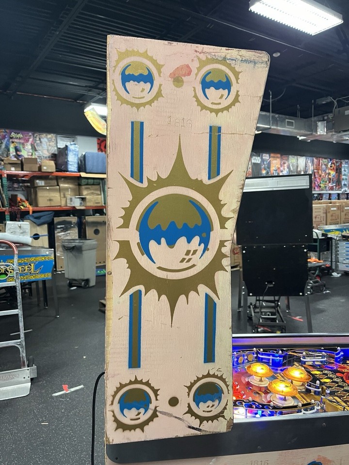 1983 BALLY GOLD BALL PINBALL MACHINE PROFESSIONAL TECHS FULL LEDS PLAYS ...