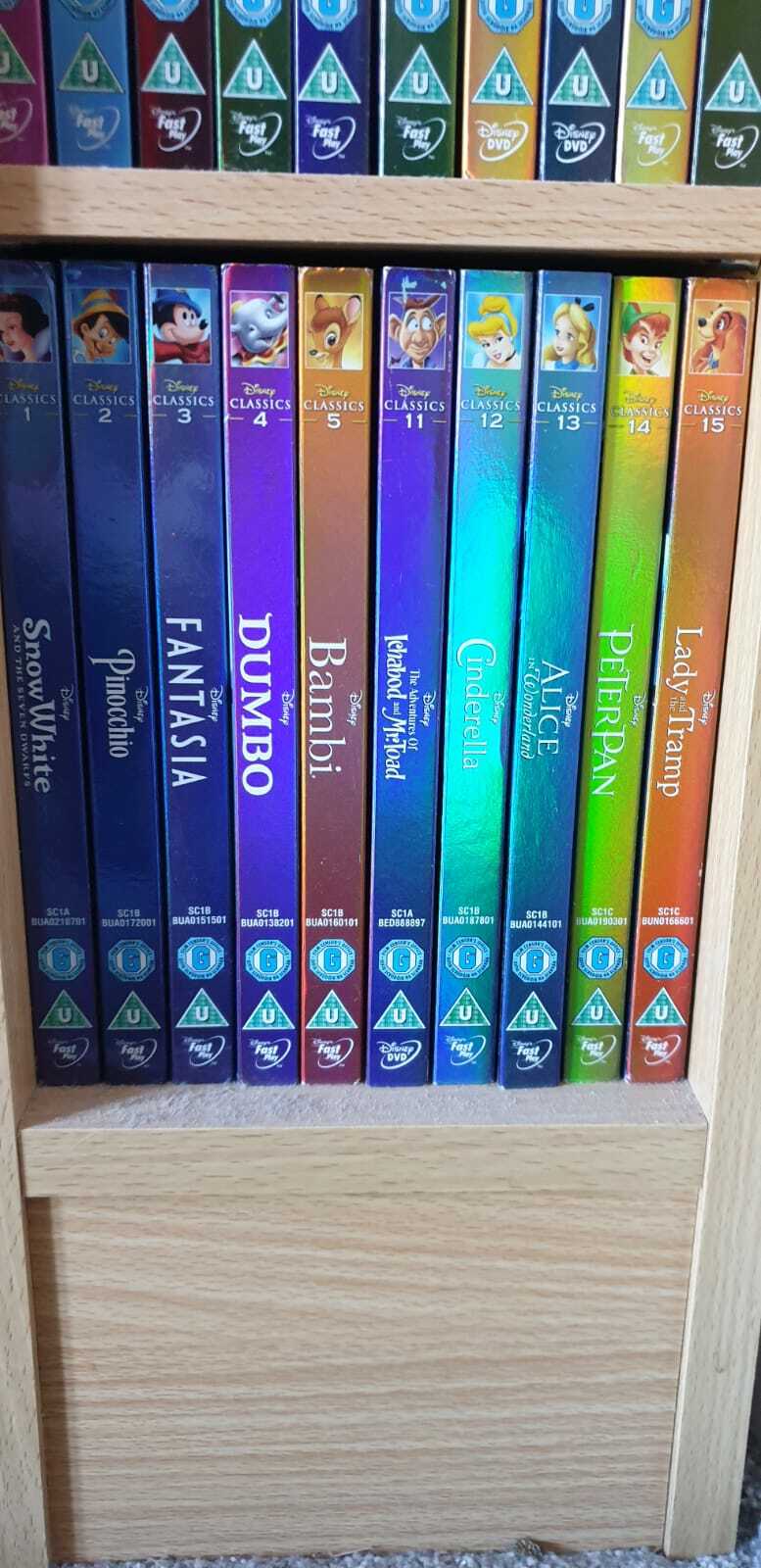 Disney DVDs INCLUDING Shiny Numbered Oring Sleeve Collectables MORE ...