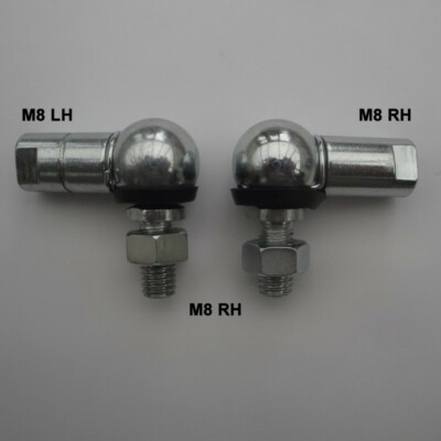 M8 Ball & Socket Joint 13mm 1 x Right Hand & 1 x Left Hand Thread ...