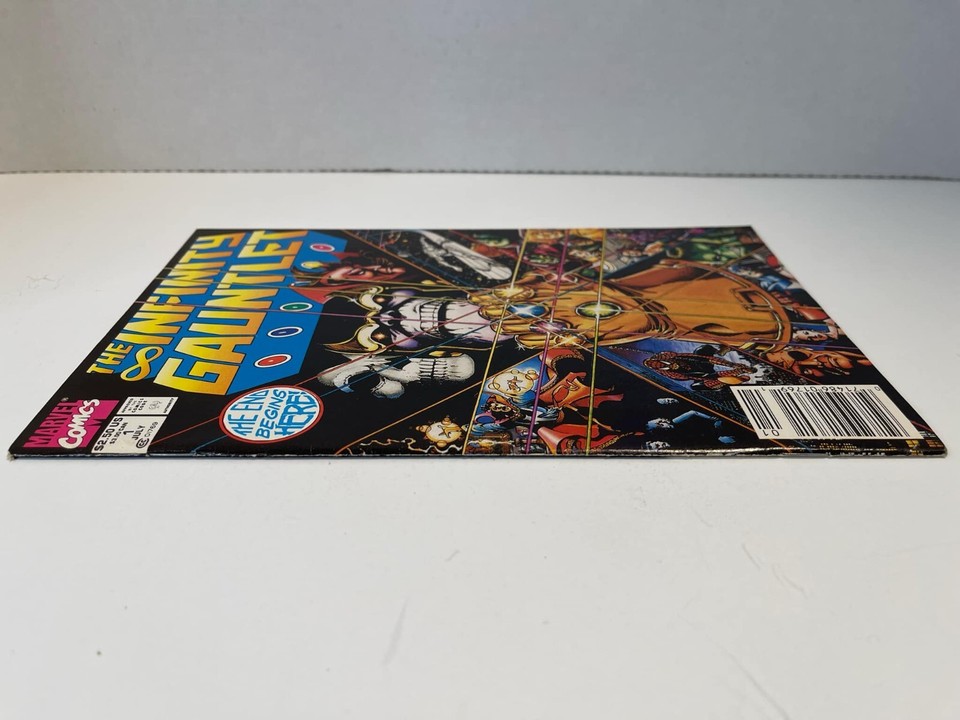 Infinity Gauntlet 1 VF/NM Newsstand Edition Marvel Comics 1991 1st Inf ...