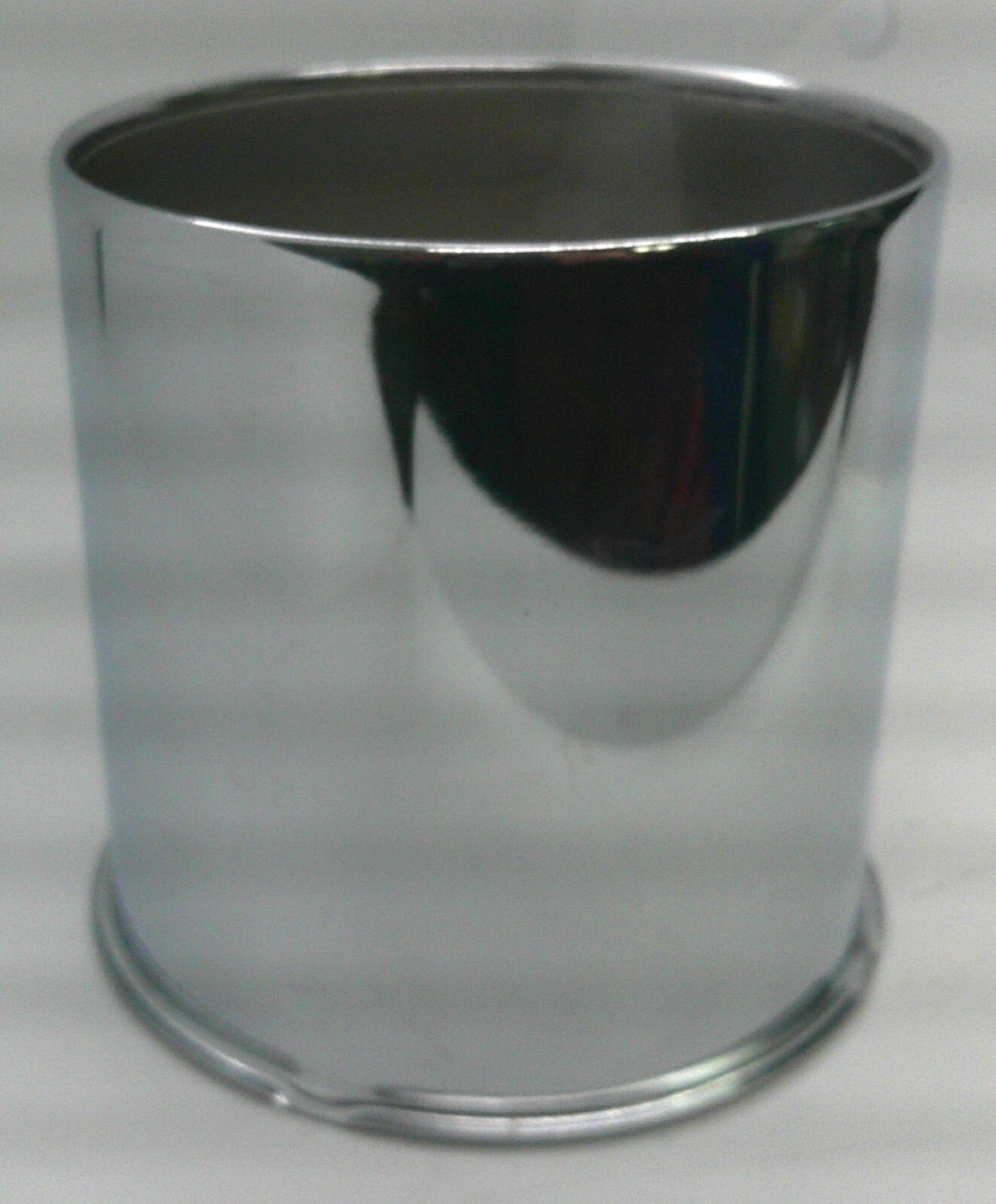 #6 Chrome open end push through cap 4.162" Dia-4 1/4" Tall | eBay