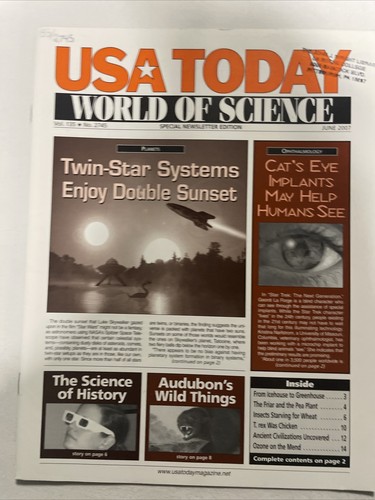 2007 June, USA Today Magazine, Allergies (CP400) | eBay