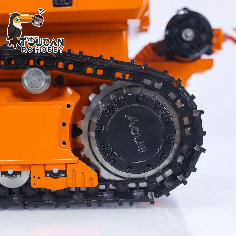 Aoue 850K LESU 1/14 RC Metal Hydraulic Dozer Remote Control Bulldozer ...