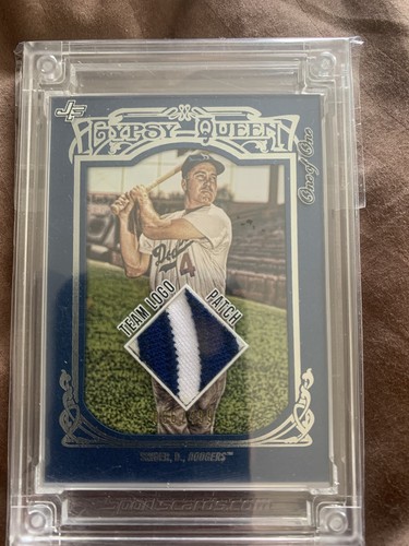 2022 Jersey Fusion Duke Snider 1/1 Team Logo Patch (Crazy Sick) L.A. Dodgers | eBay