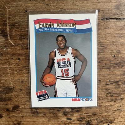 Earvin Johnson 1991-92 Hoops #578 USA | eBay