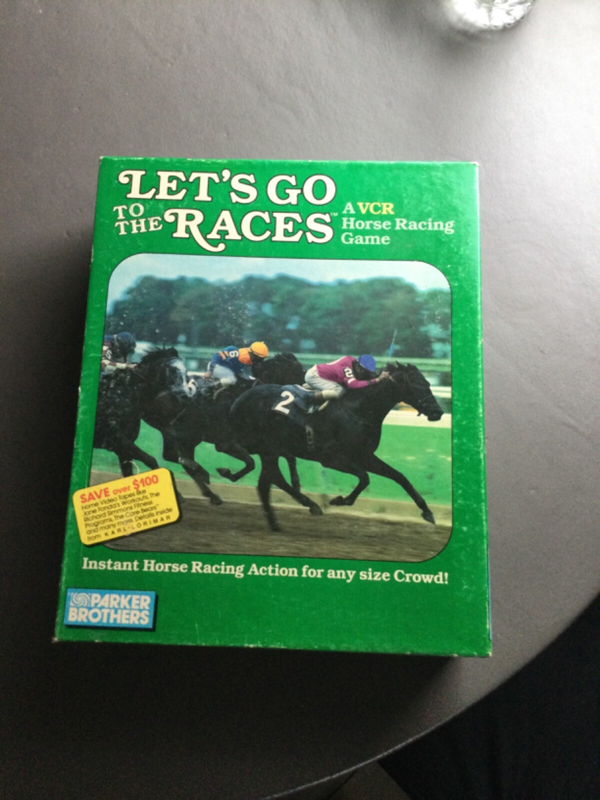 Vintage Let's Go to the Races Parker Brothers VCR Horse Racing Game | eBay