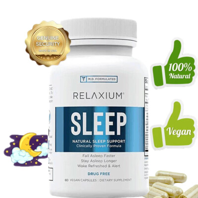 Relaxium Sleep, Helps Relax and Promote Natural Sleep, Sleep Aid 60 ...