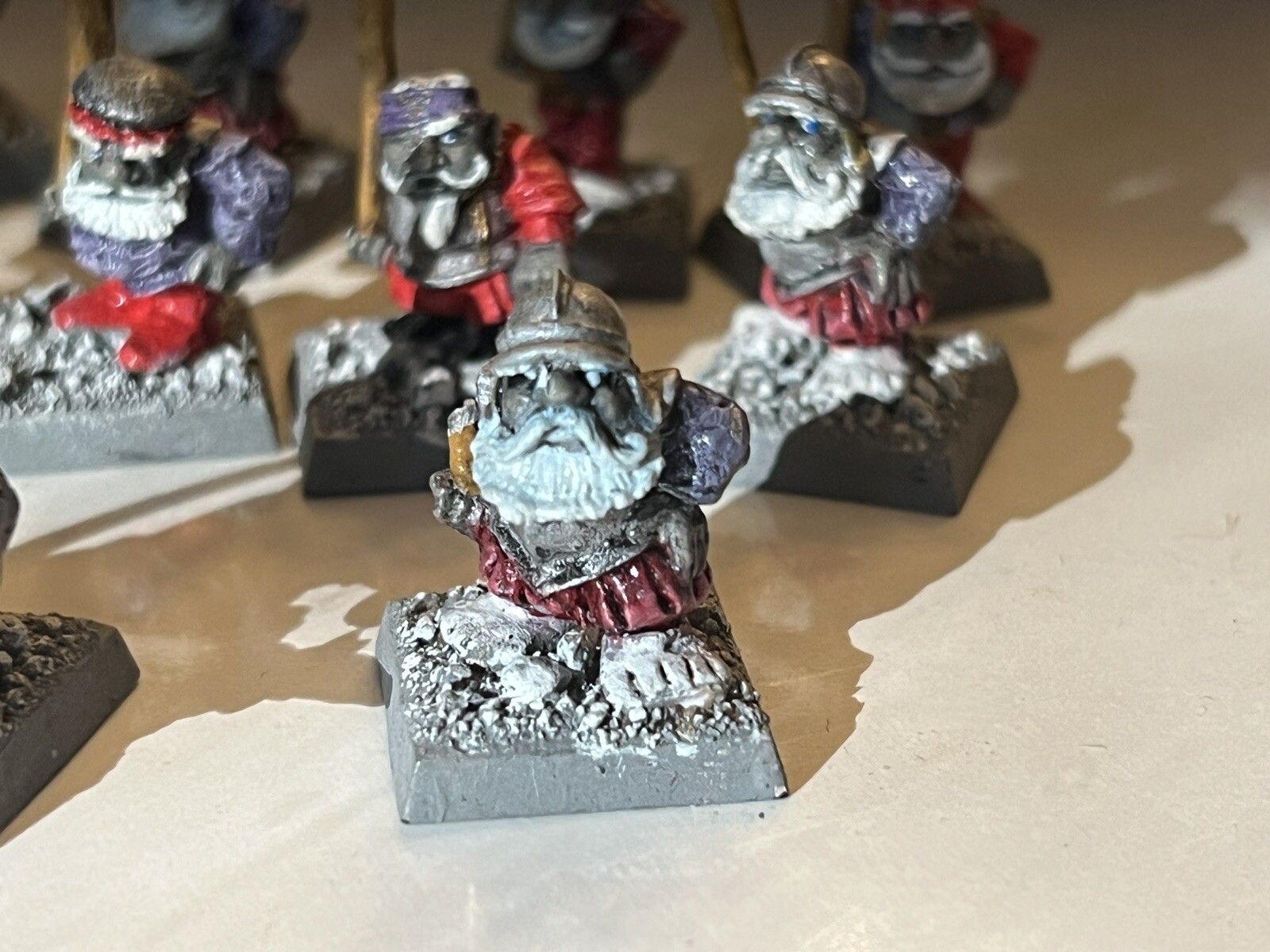 Marauder MB1 Dwarf Regiment X18 Oldhammer 80's Metal Warhammer Old World Painted | eBay