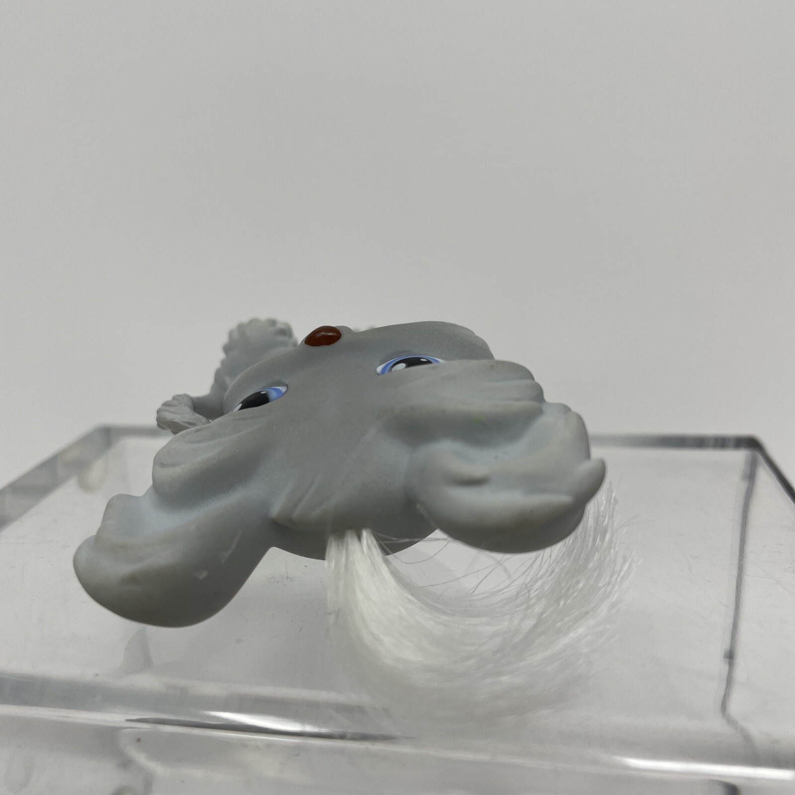 LPS Littlest Pet Shop 227 Yorkie Dog Grey with Blue Dot Eyes Hasbro | eBay