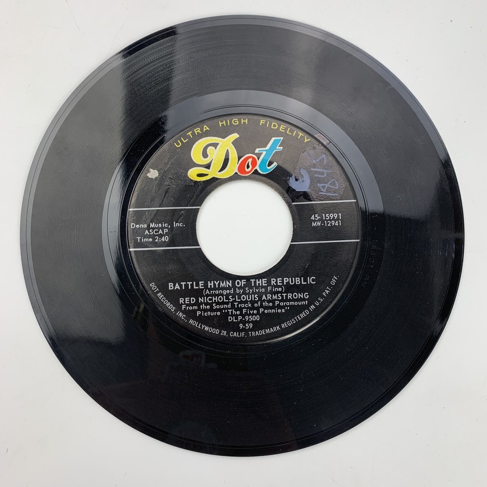 Danny Kaye Eileen Wilson Lullaby / Battle Hymn Record 45 RPM Vinyl | eBay