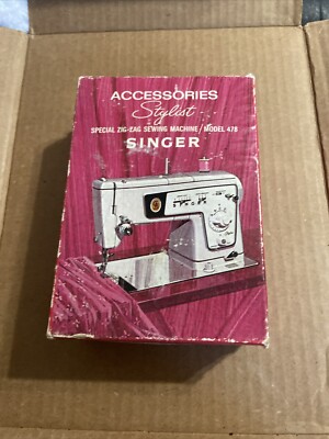 Vintage Singer Zig Zag Accessories Stylist Model 478 ESTATE SALE | eBay