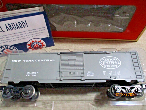 O Gauge Lionel Box Car Railroad Train #6-26234 New York Central System ...