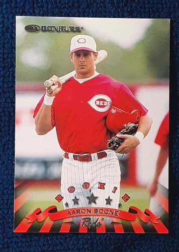 1998 Donruss #283 Aaron Boone RC Yankees Coach, Cincinnati Reds ...