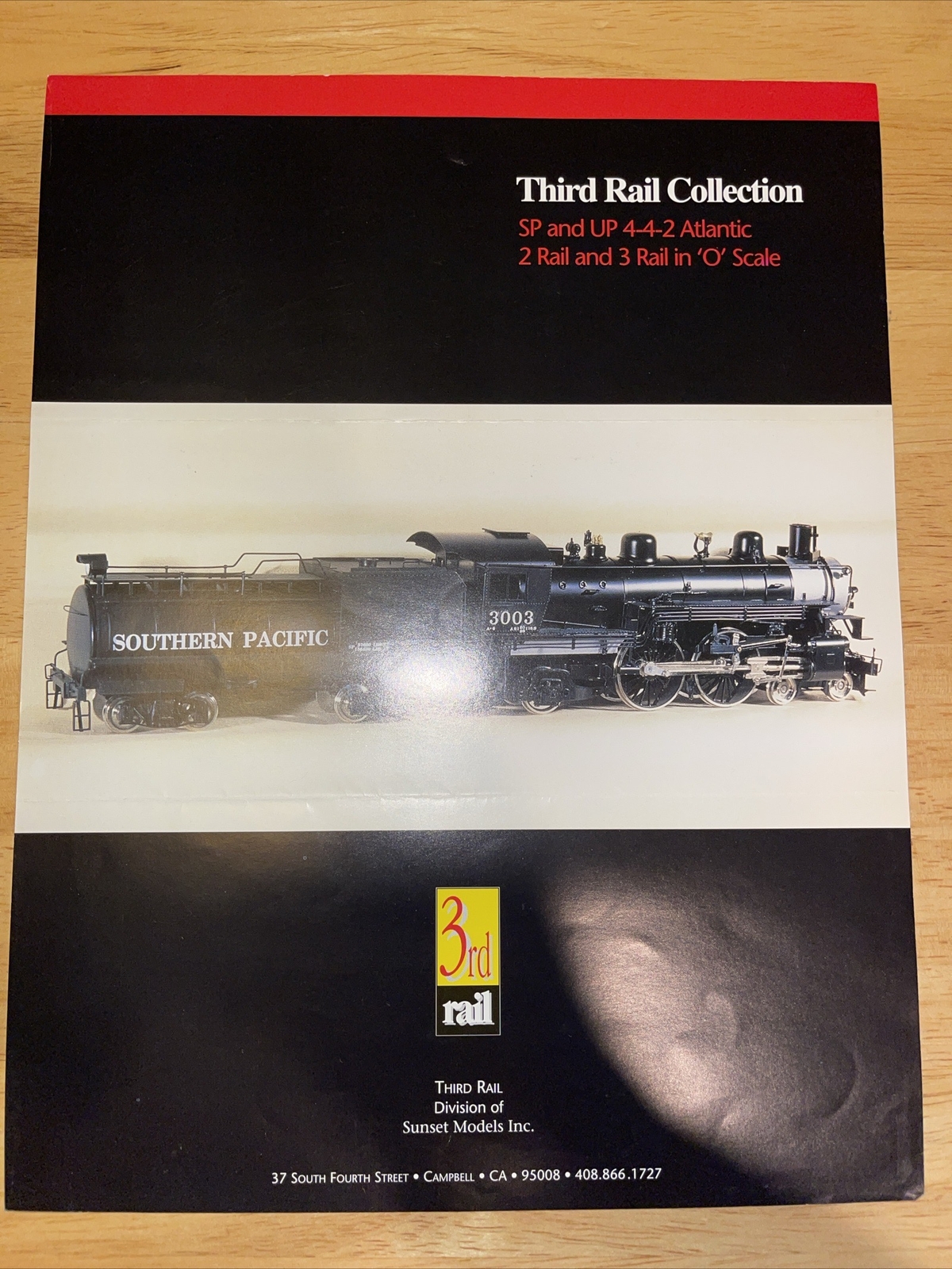 Third Rail Collection SP Southern Pacific & UP 4-4-2 Atlantic Brochure ...