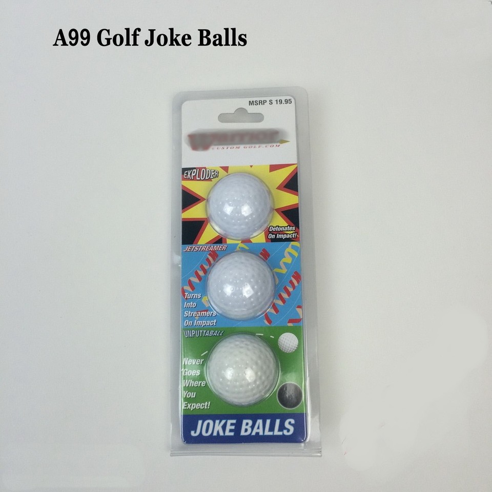 A99 Golf Joke Ball Exploding Golf Ball Prank Funny Gag Trick Gift 3 ...