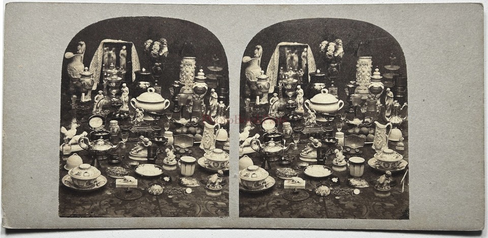 Still Life Art Objects C1860 Artistic Photo Stereo Vintage Albumen ...