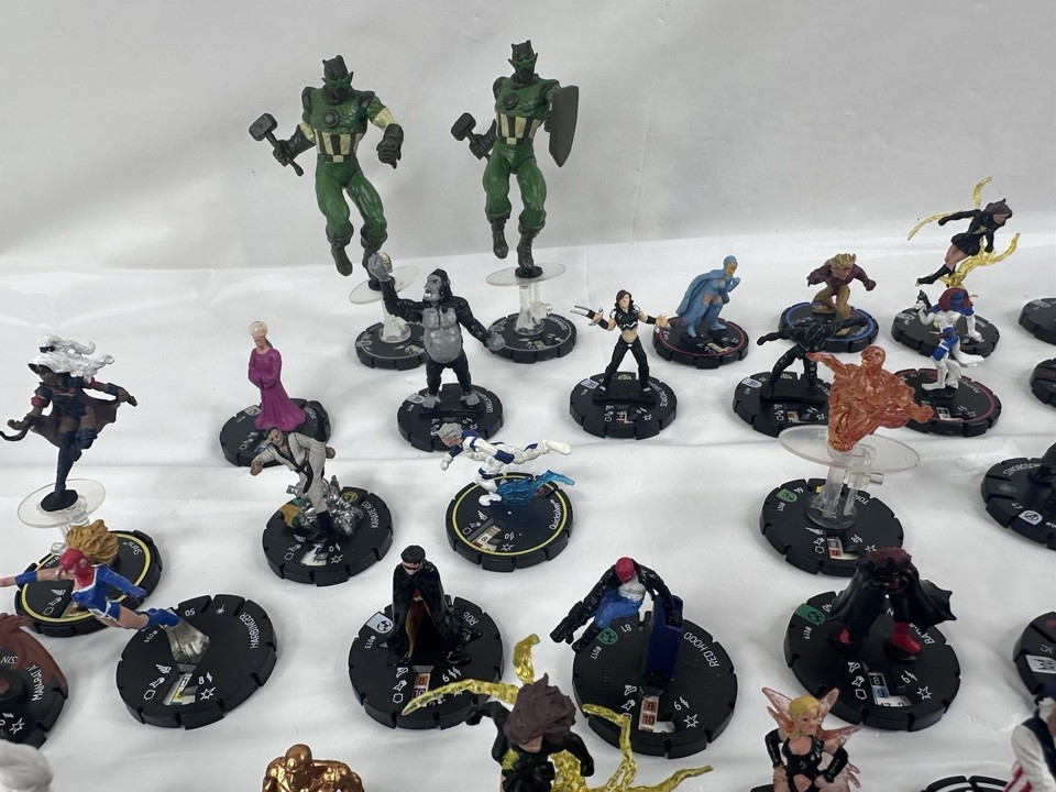 Heroclix Lot Mix Marvel DC Super Hero Game 70+ | eBay