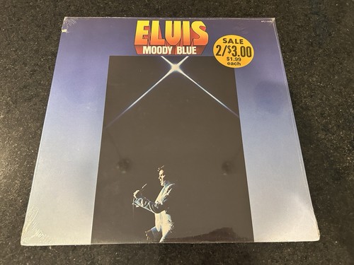 SEALED Elvis Presley Moody Blue BLACK VINYL AFL1-2428 Crazy Rare! | eBay
