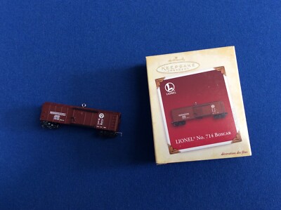 Lionel Trains: Lionel No. 714 Boxcar - 2005 Hallmark Keepsake ornament ...