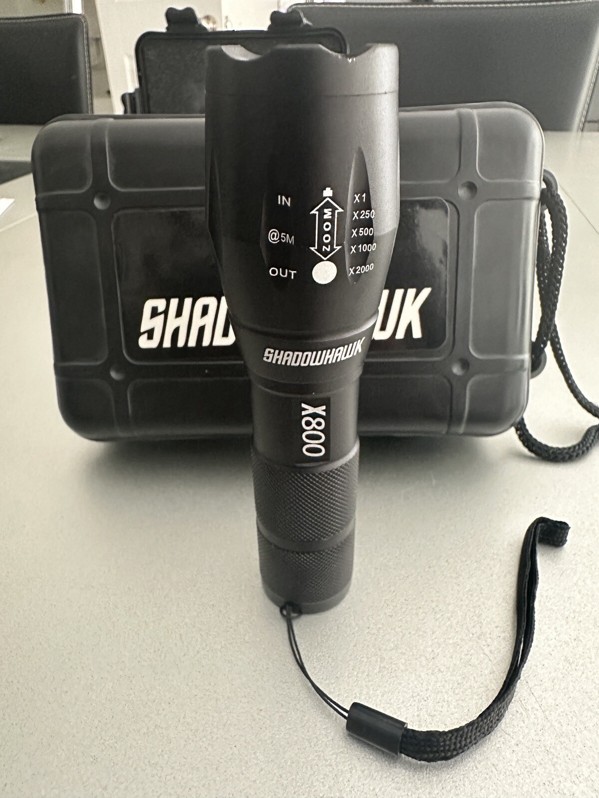 Shadowhawk Tactical Striking Telescopic Flashlight X800 Battery Charger ...