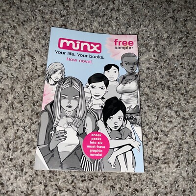 MINX 2008 Free Sampler Graphic Novel Book Sneak Peek Burnout Token ...