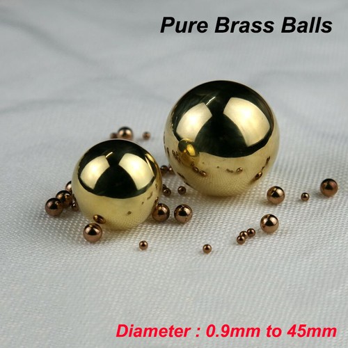 Pure Brass Balls Precision Solid Round Ball Precision Diameter 0.9mm to ...