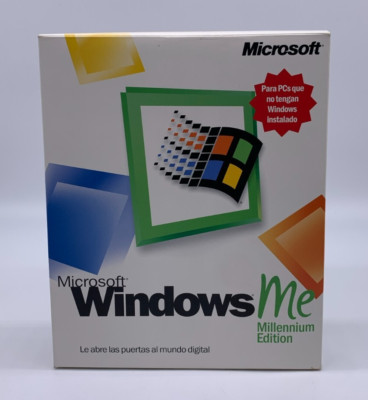 Microsoft Windows ME Millennium Edition Original Box, Manual & CD With ...