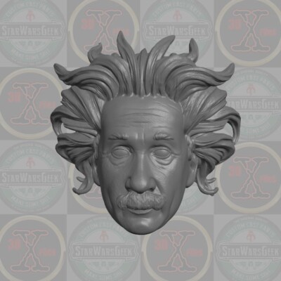 Albert Einstein custom head for Marvel Legends & other action figures ...
