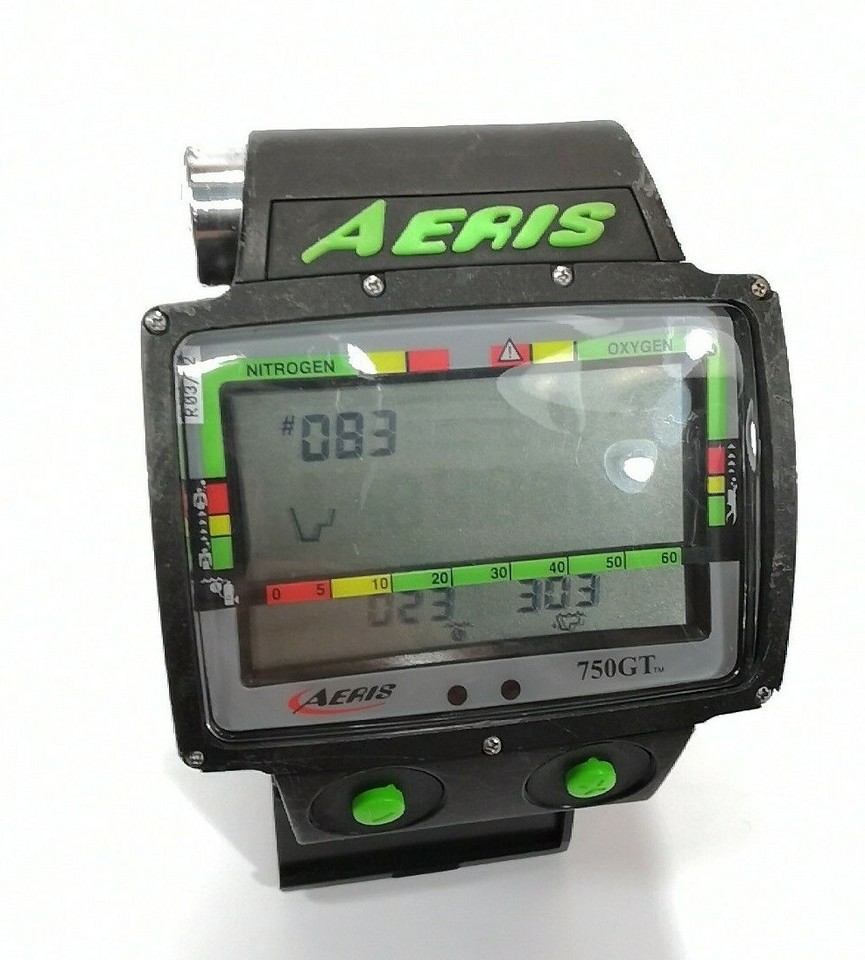 Aeris 750GT Wireless Hoseless Wrist Nitrox Scuba Dive Computer 750 GT ...
