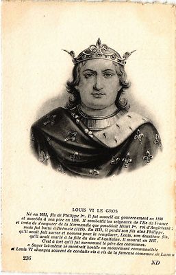 CPA Louis VI Le Gros Royalty Nobelty (314433) | eBay
