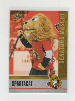 2020 UD NHCD Ottawa Senators Spartacat Senators Mascot card #M-10 | eBay