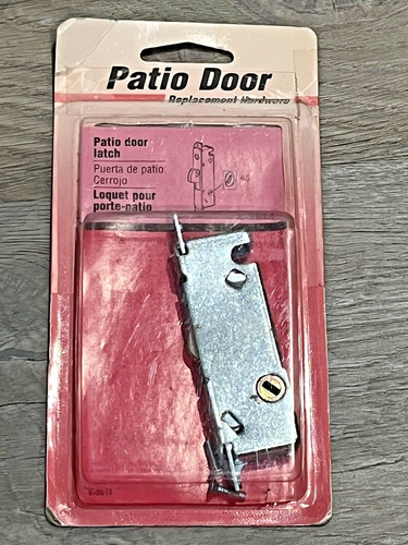 sliding patio glass door latch mortise lock round end faceplate 45 ...
