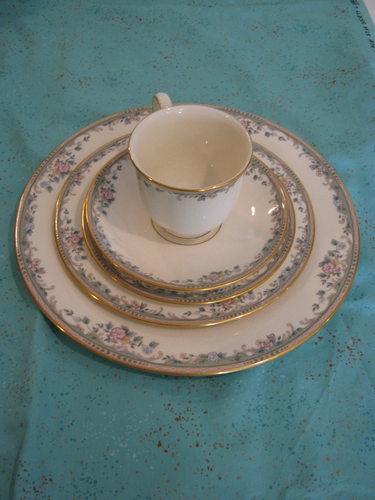 Lenox China SPRING VISTA Single 5 Piece Place Setting Excellent | eBay