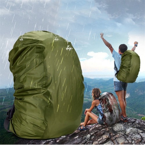 100L Backpack Rain Cover Bag Dust Hiking Travel Camping Bags Portable ...